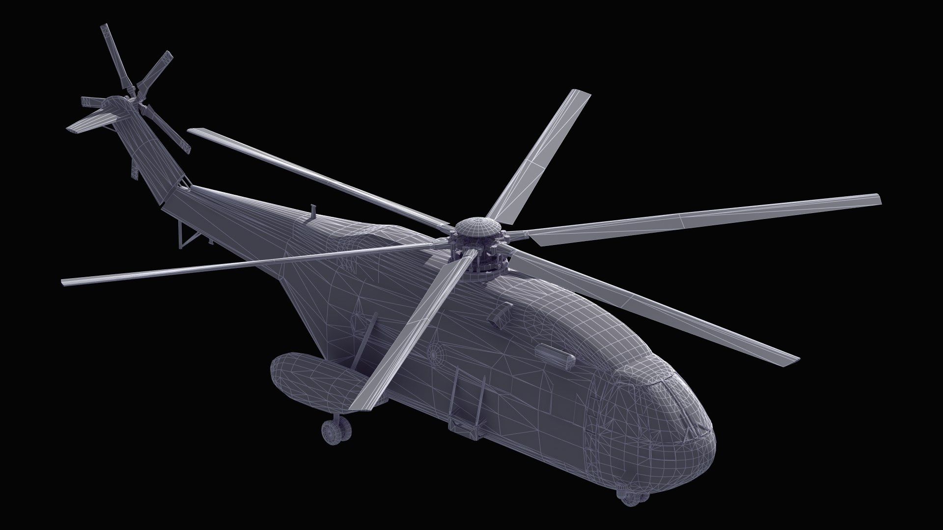 Z18 assault helicopter 3D model - TurboSquid 1643723