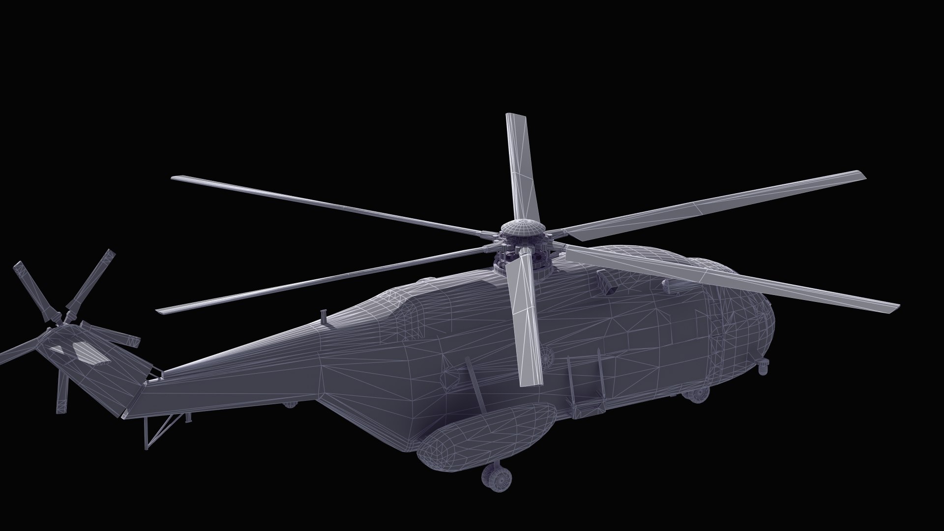 Z18 assault helicopter 3D model - TurboSquid 1643723