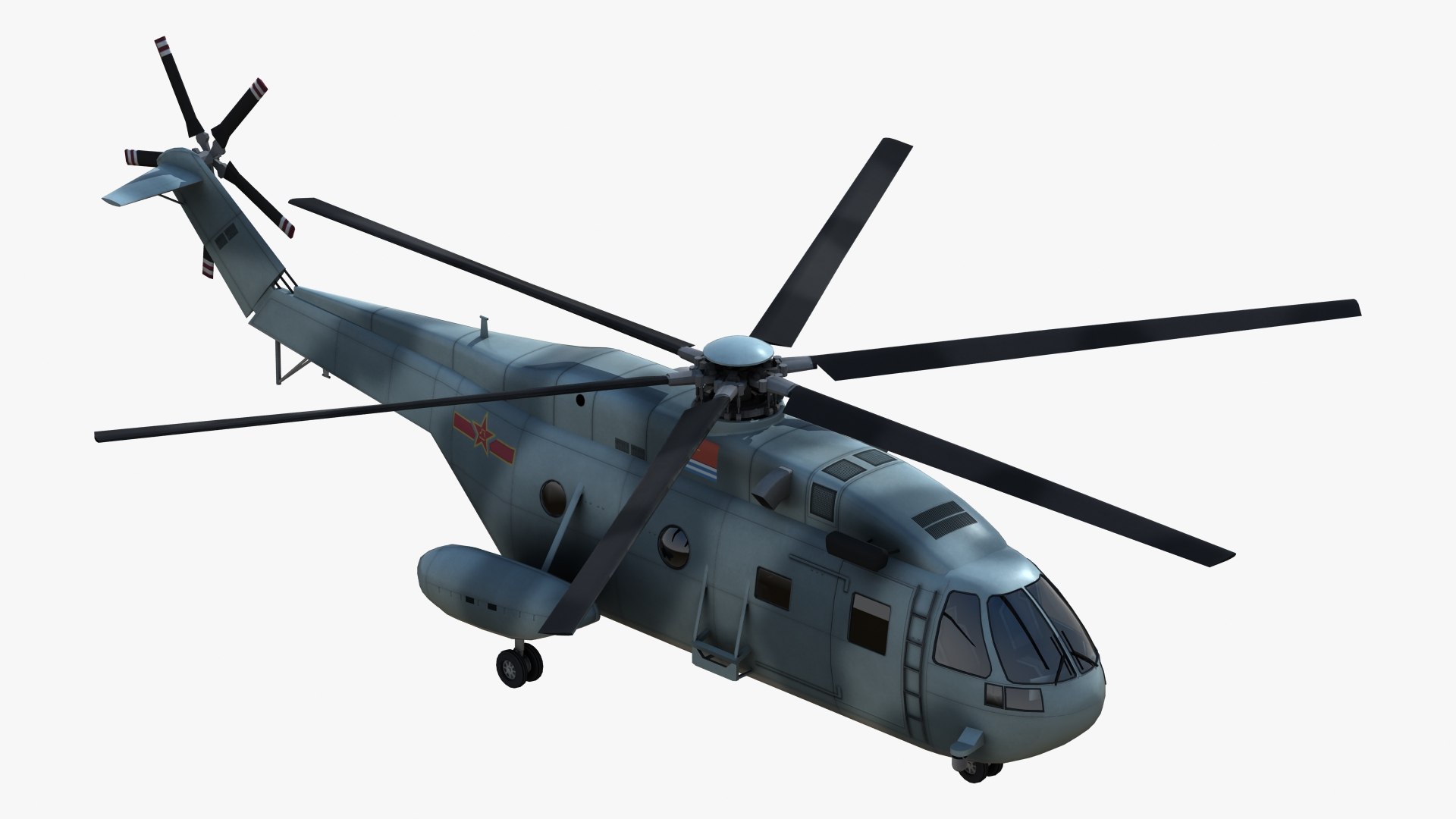 Z18 assault helicopter 3D model - TurboSquid 1643723