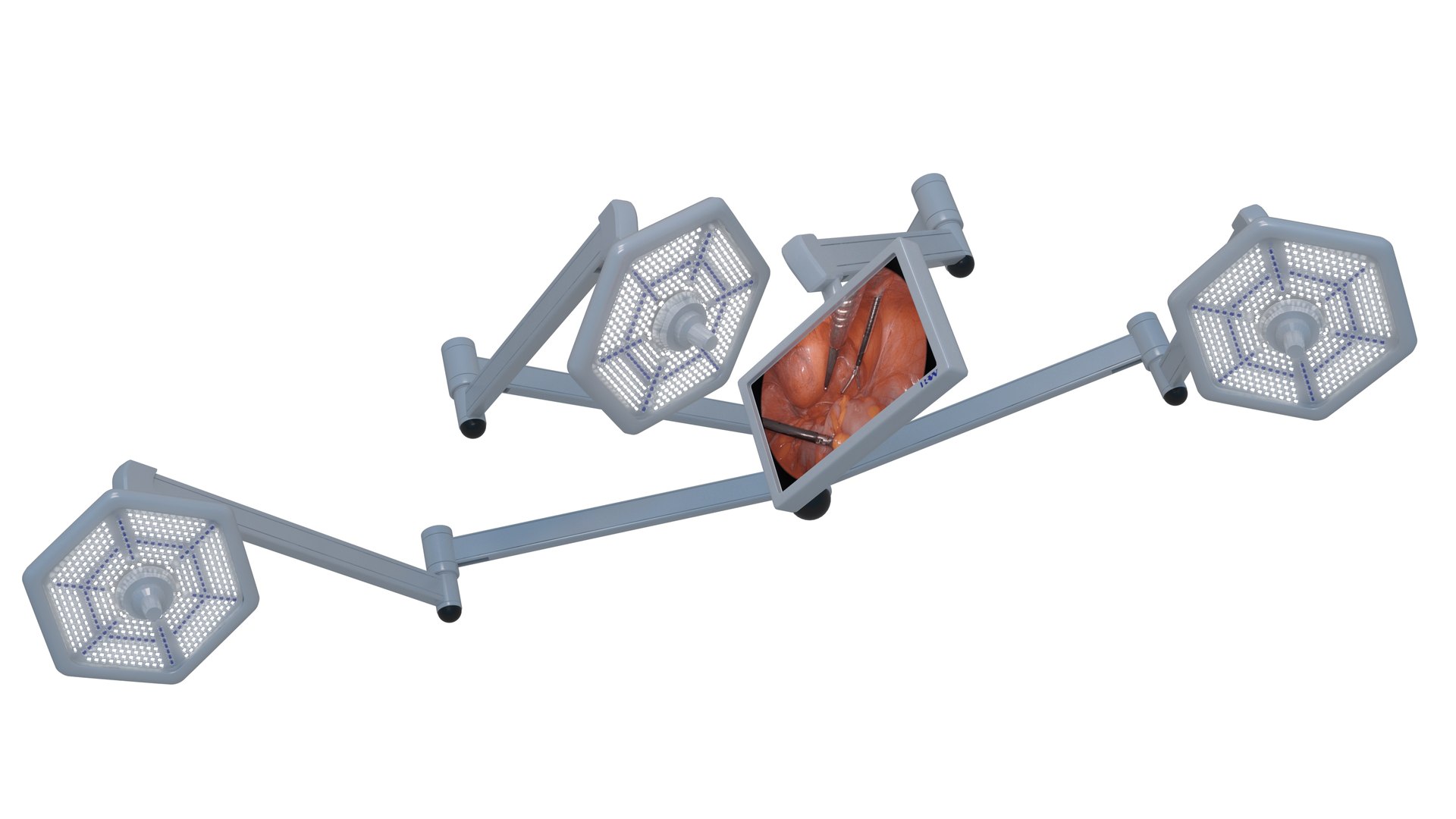 3D Operation Lamp Model - TurboSquid 2127829