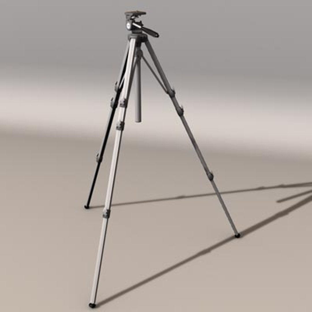 Camera Tripod 3d Model