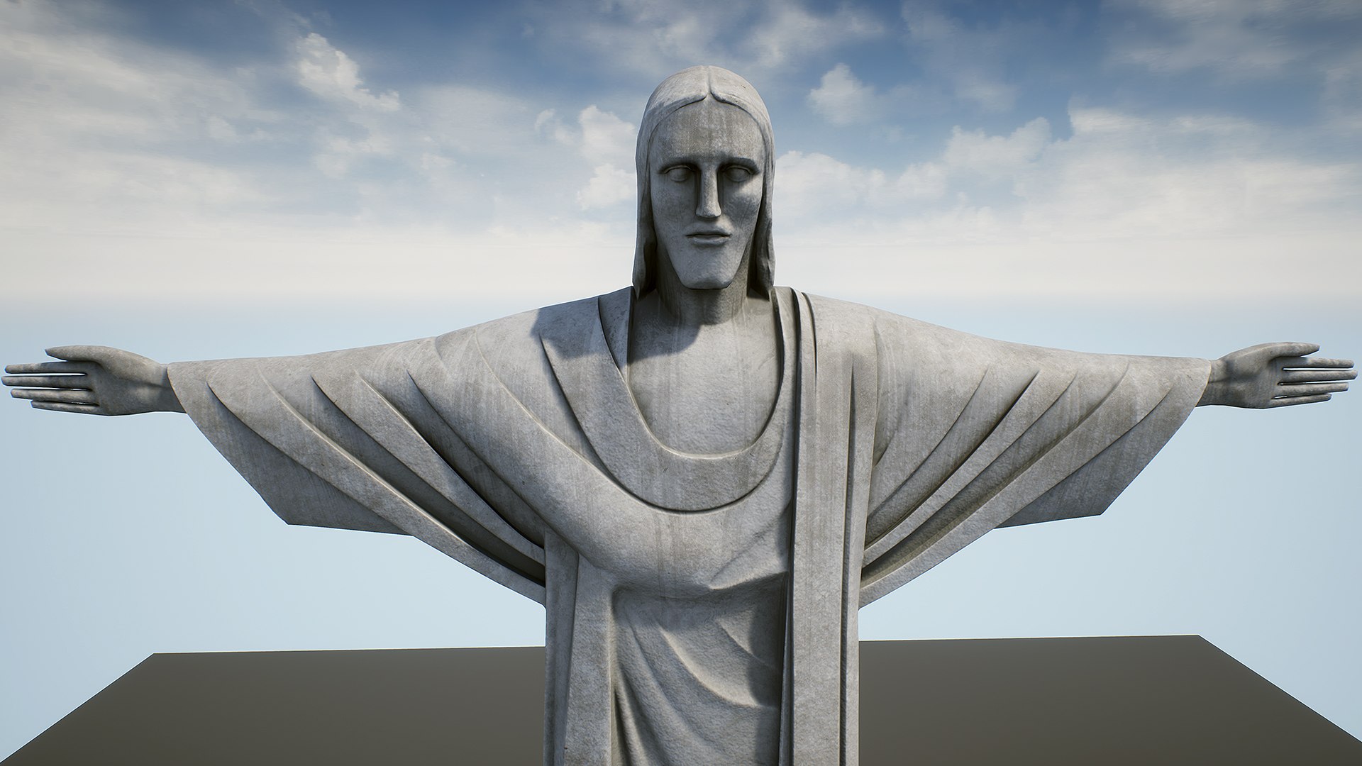 3D christ statue model - TurboSquid 1532490