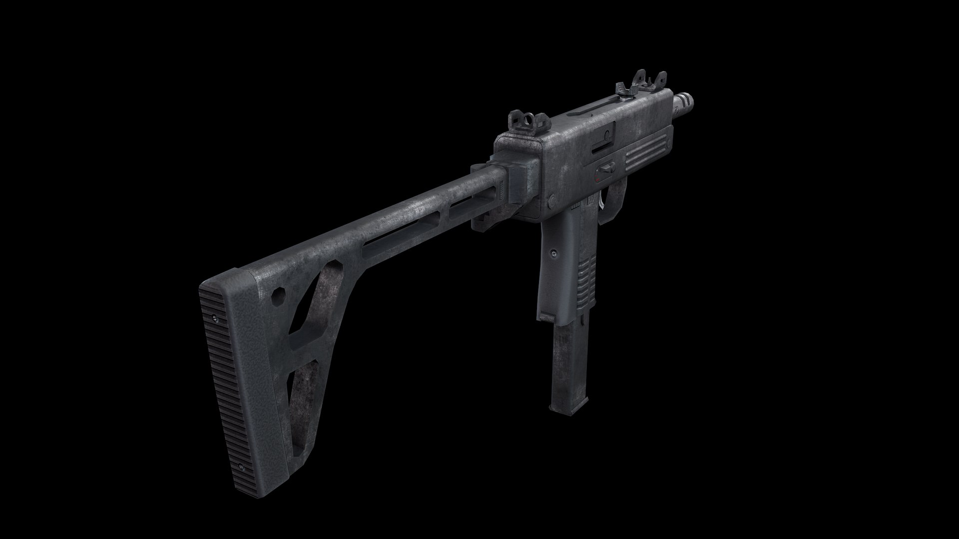 Submachine Gun 3D Model - TurboSquid 1905052