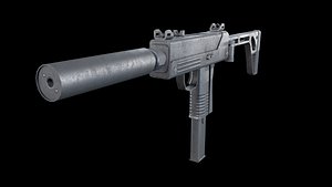 Collection Submachine Gun 3D Models for Download | TurboSquid