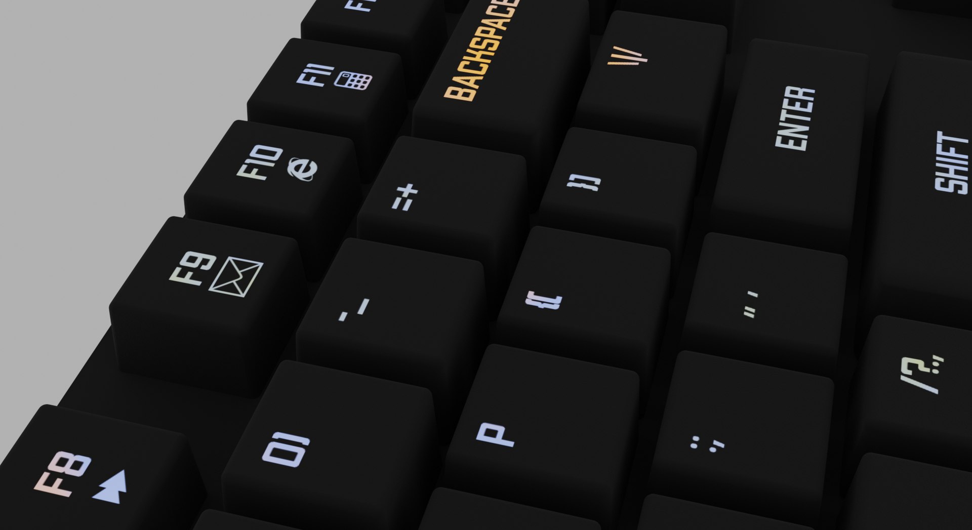 Keyboard Symbols Animation 3D Model - TurboSquid 1658417