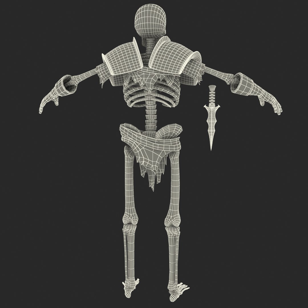 3d Skeleton Fighter
