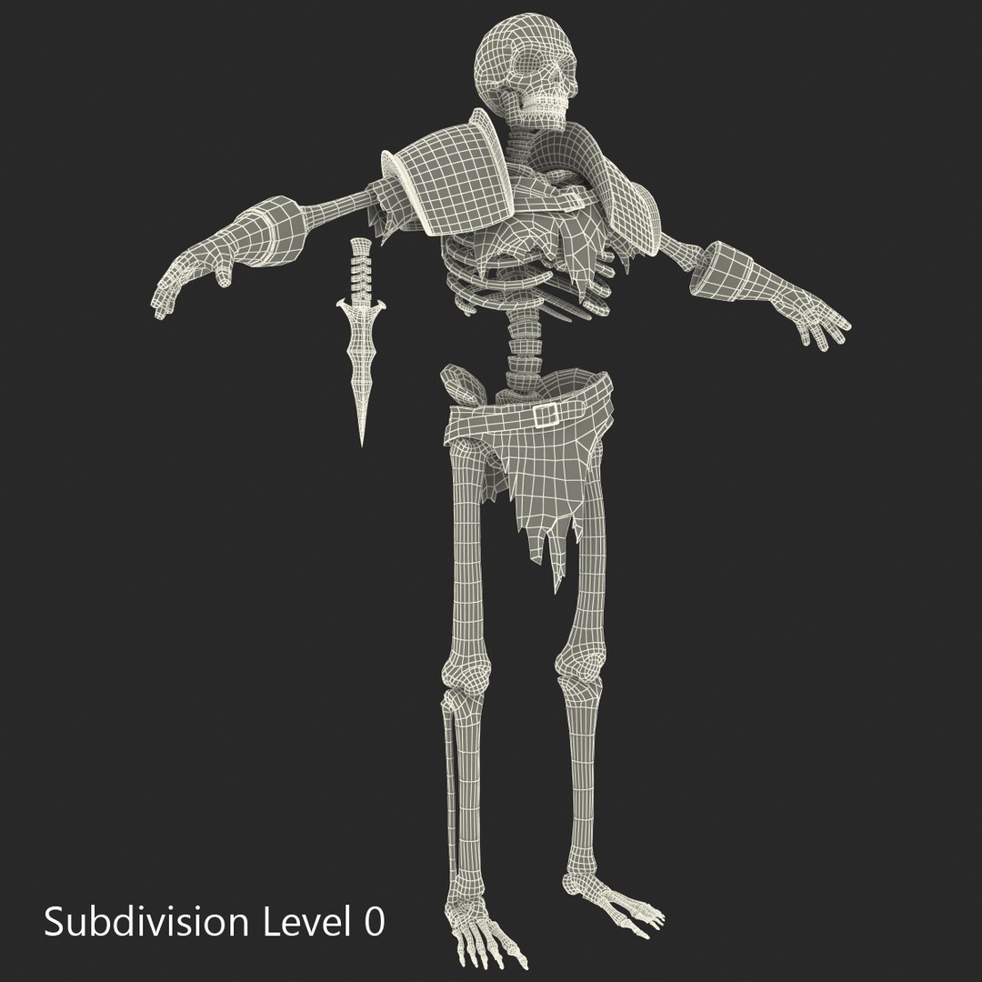 3d Skeleton Fighter