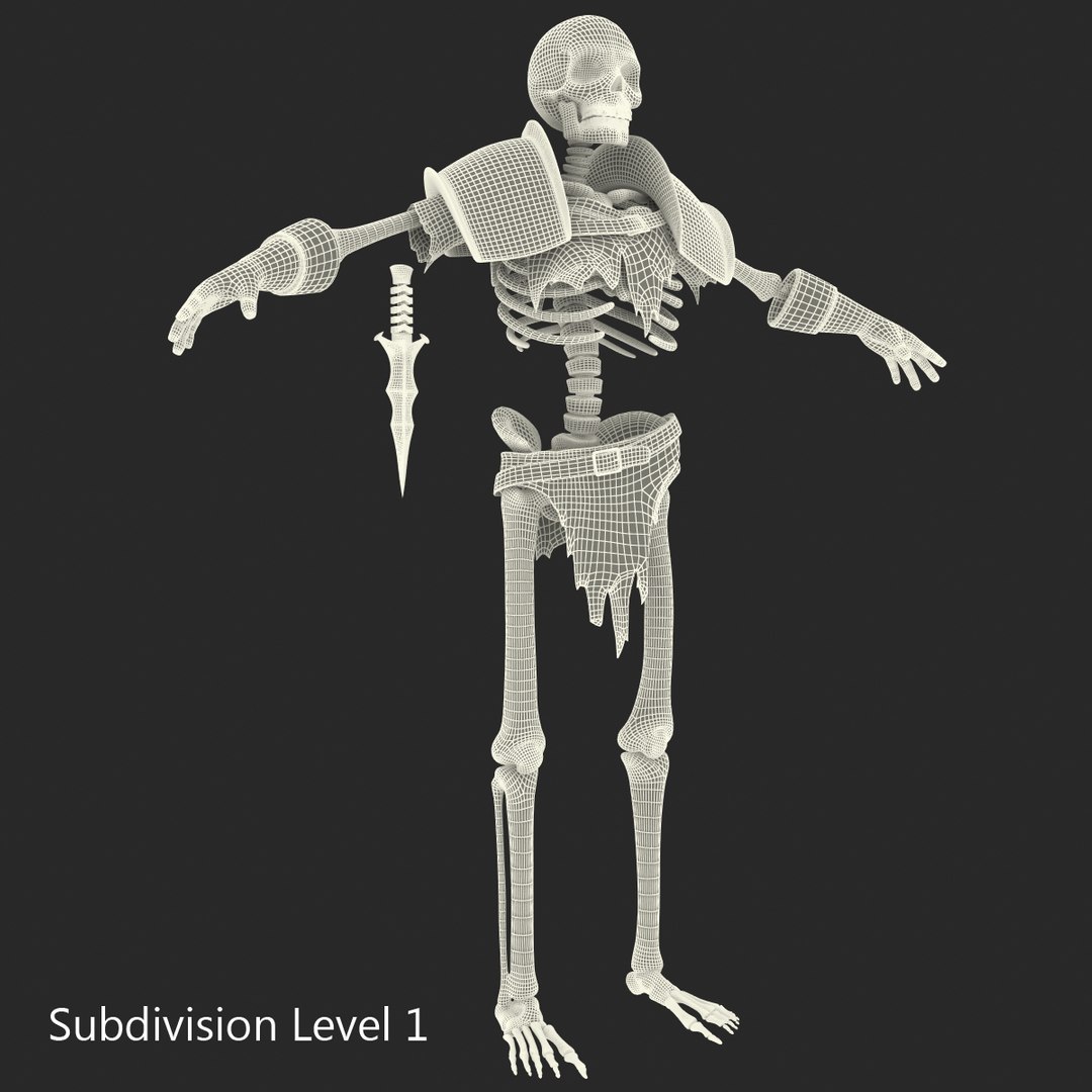 3d Skeleton Fighter