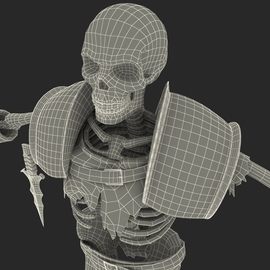 3d Skeleton Fighter