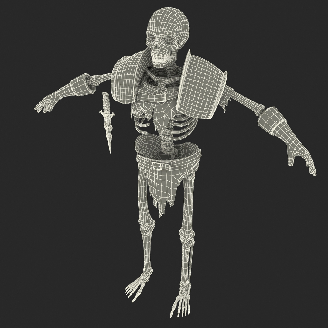 3d Skeleton Fighter