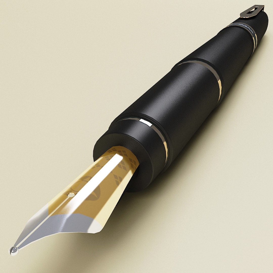 3ds max pen modelled function