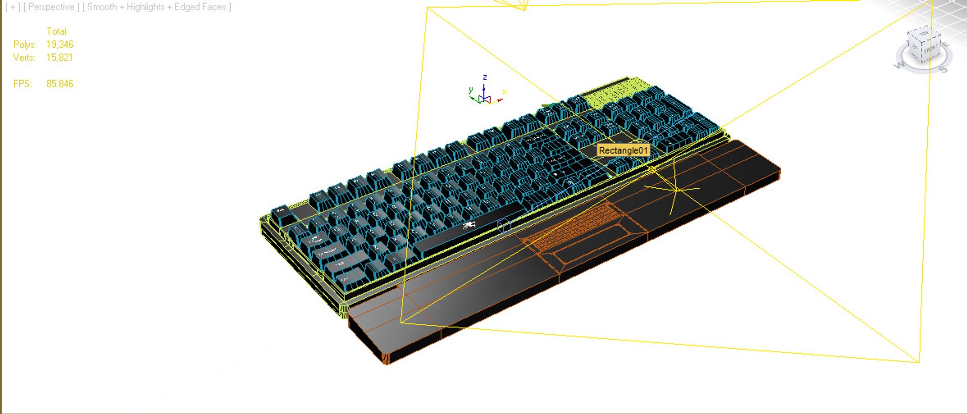 3d Keyboard Model