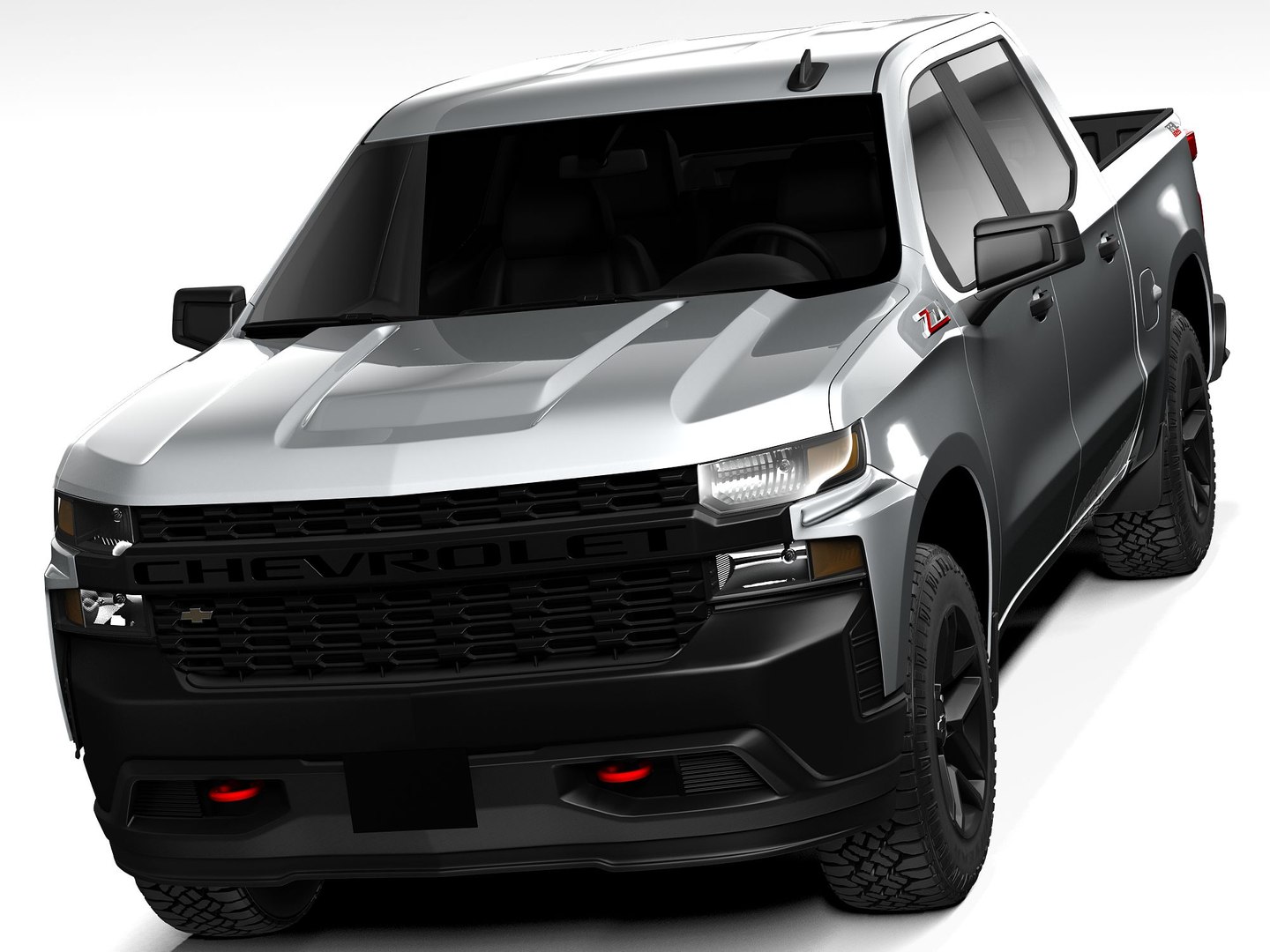 Chevrolet Silverado Custom Trail Boss 2019 Model - TurboSquid 2219559