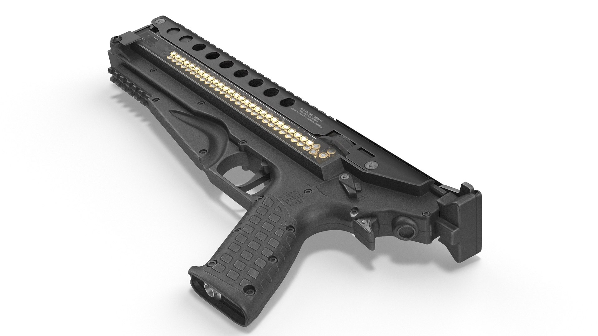 Pistol Keltek P50 Model - TurboSquid 2215336