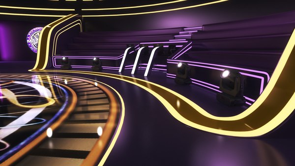 Big Futuristic TV Studio Collection 8 in 1 model - TurboSquid 1721406