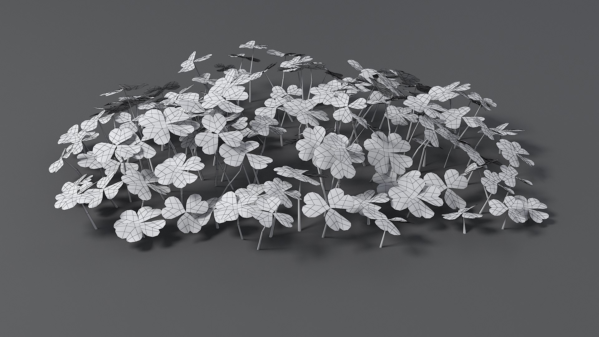 3D Cartoon Clover 09 Model - TurboSquid 2043177