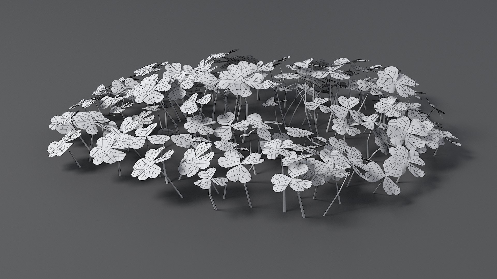 3D Cartoon Clover 09 Model - TurboSquid 2043177