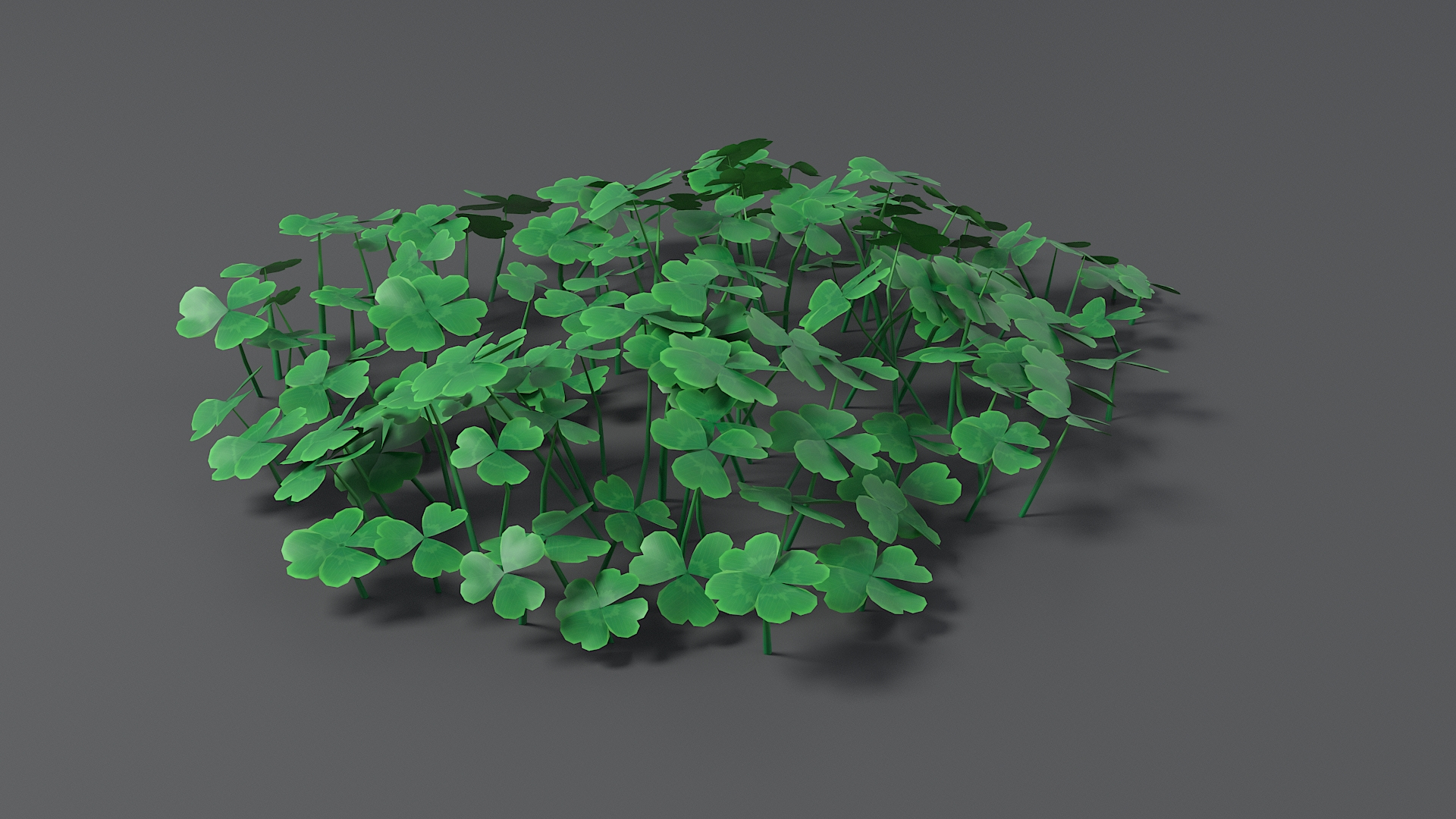 3D Cartoon Clover 09 Model - TurboSquid 2043177