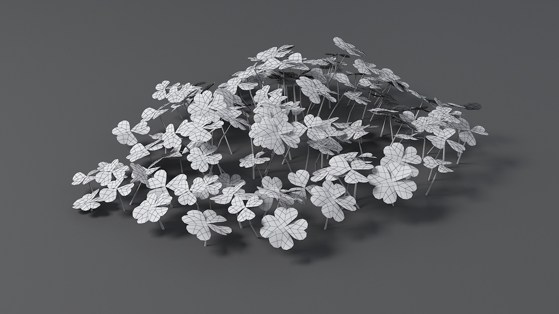 3D Cartoon Clover 09 Model - TurboSquid 2043177