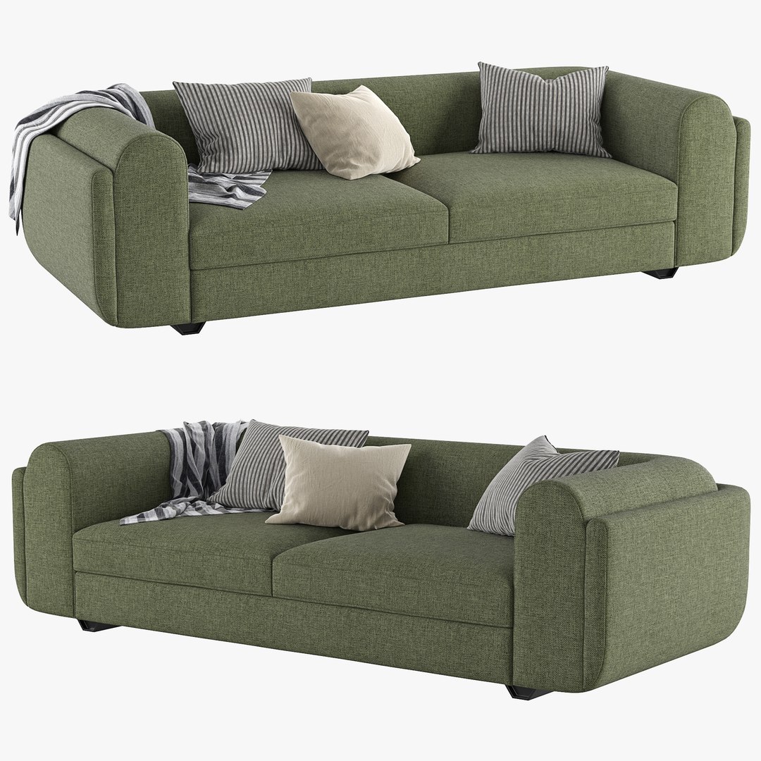 3D Model Sofa Eileen 2 Seater - TurboSquid 2164753