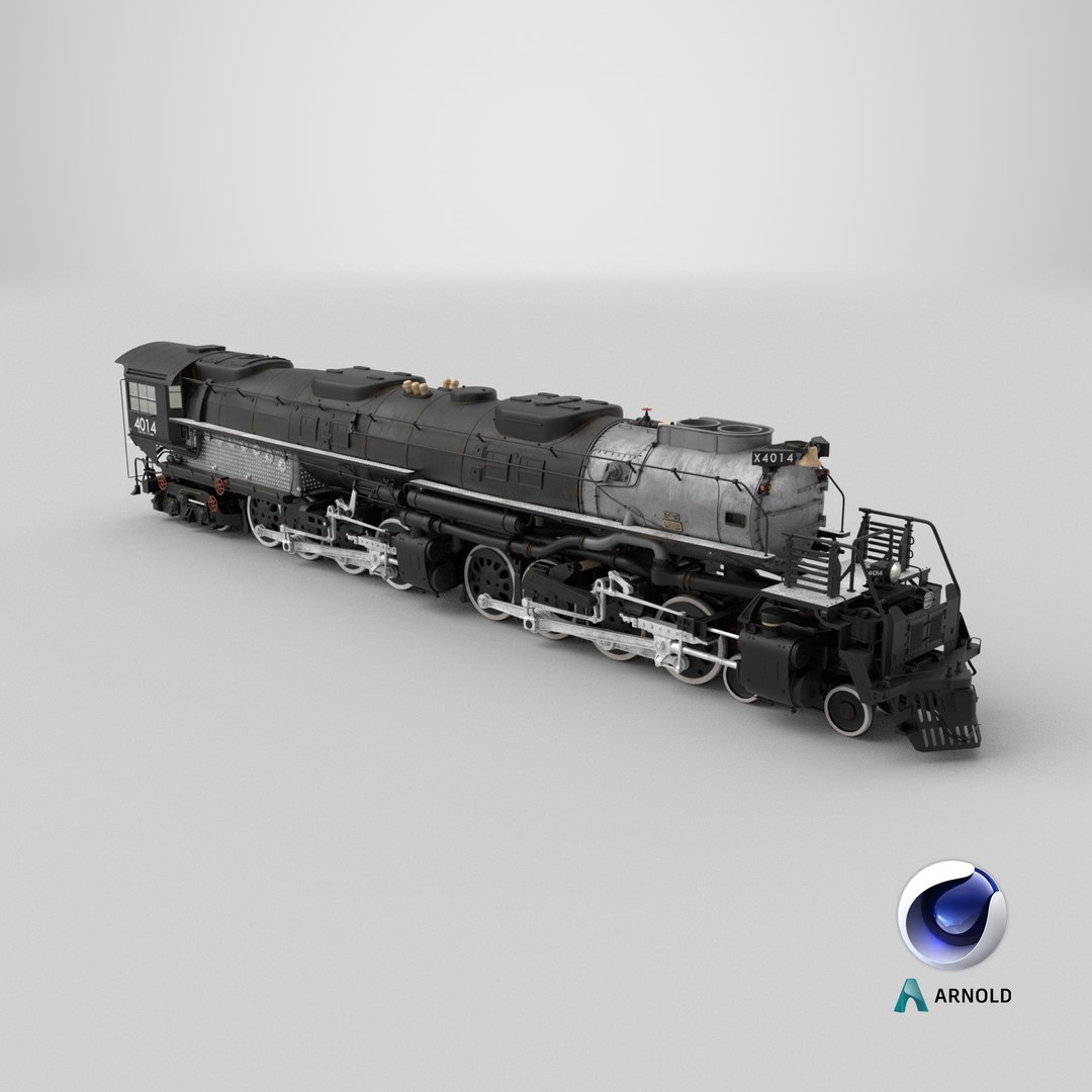3D Locomotive Big Boy Model - TurboSquid 2279798