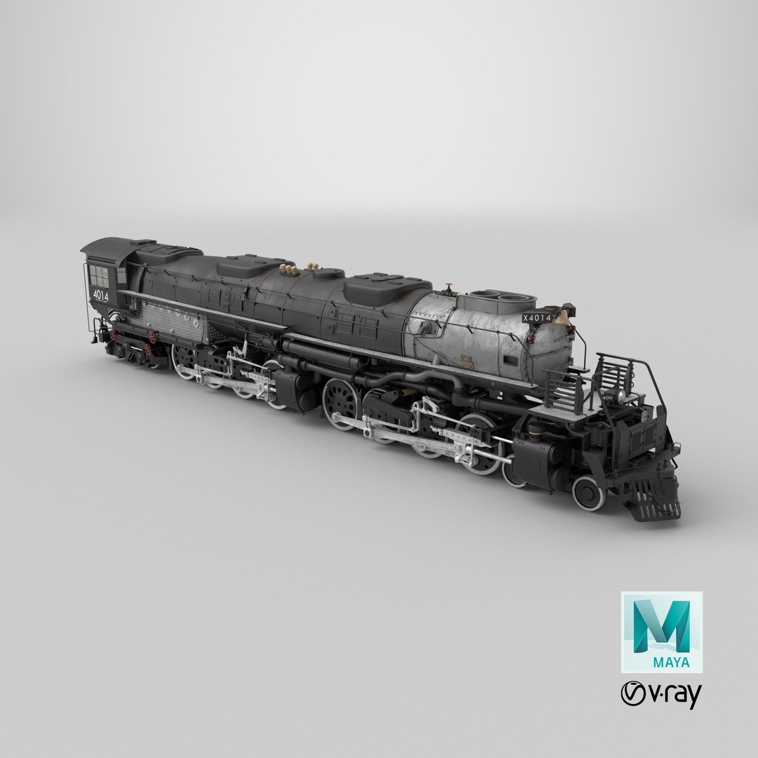 3D Locomotive Big Boy Model - TurboSquid 2279798