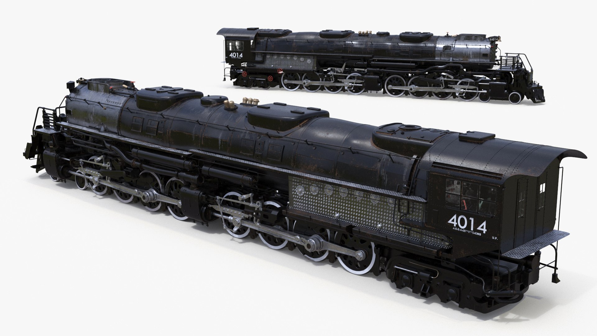 3D Locomotive Big Boy Model - TurboSquid 2279798