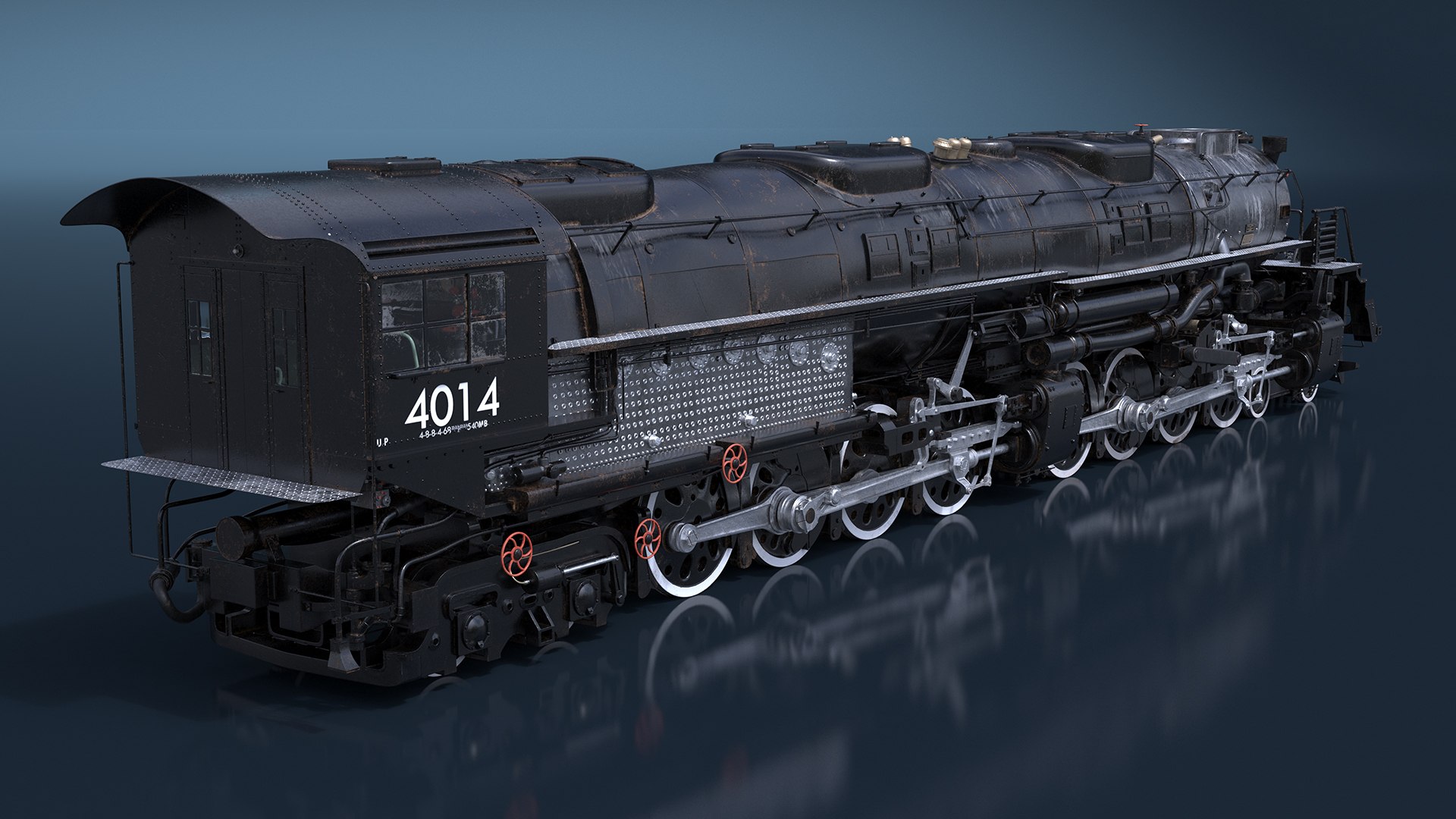 3D Locomotive Big Boy Model - TurboSquid 2279798