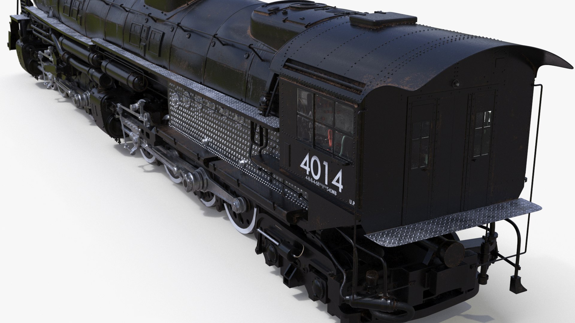 3D Locomotive Big Boy Model - TurboSquid 2279798