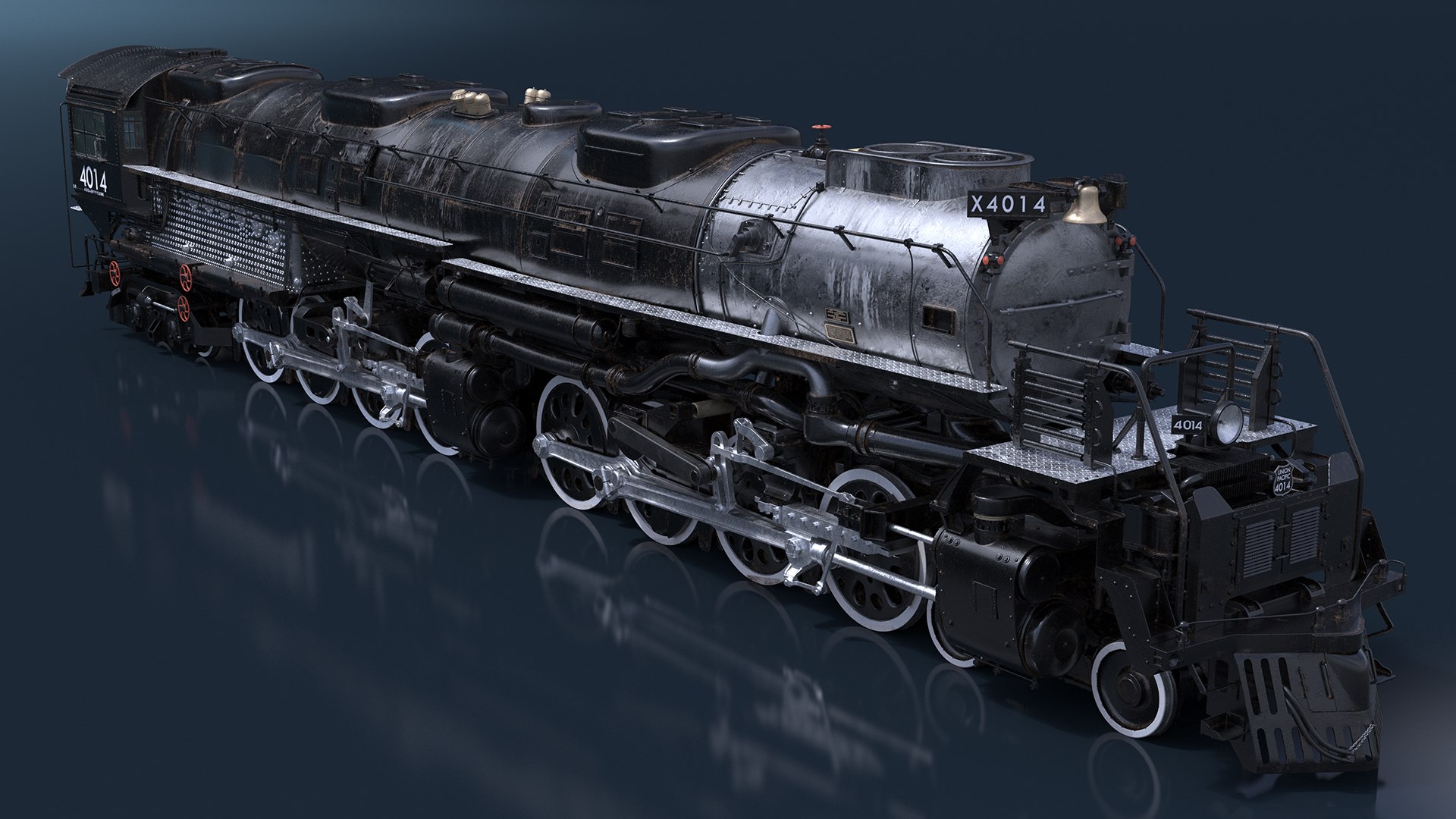 3D Locomotive Big Boy Model - TurboSquid 2279798