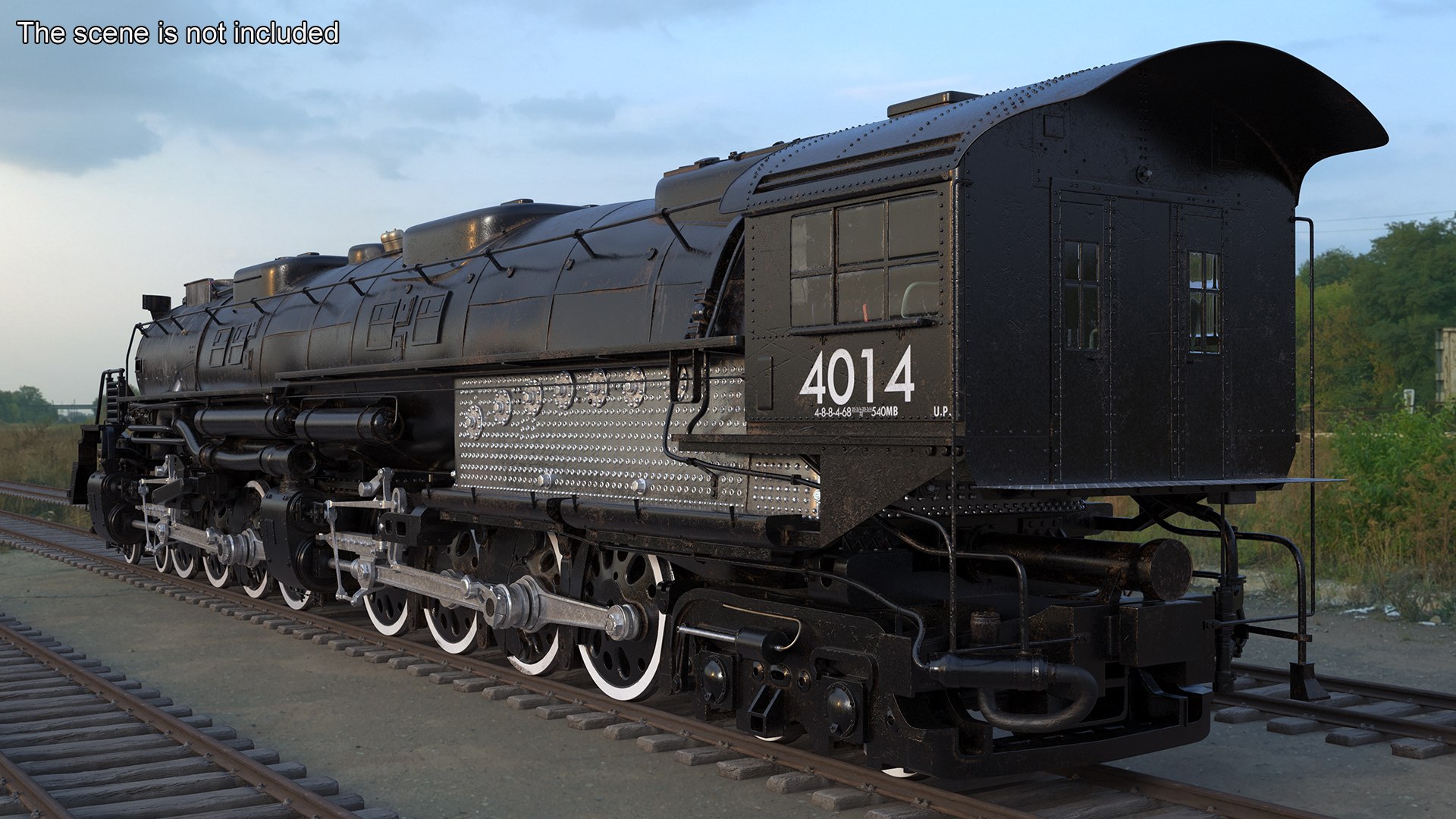 3D Locomotive Big Boy Model - TurboSquid 2279798