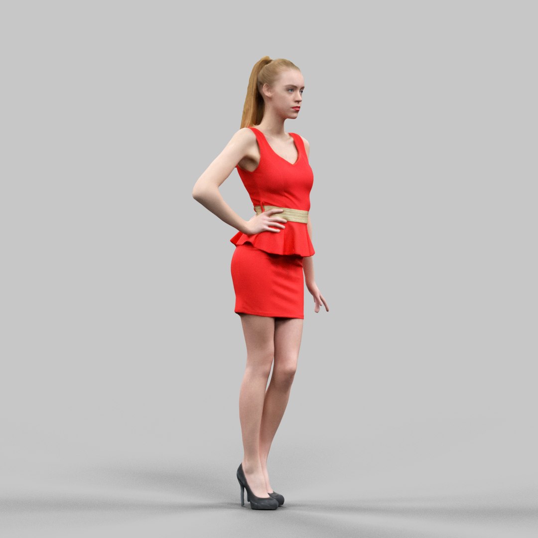 3d Scanned Photogrammetry Rendering Model
