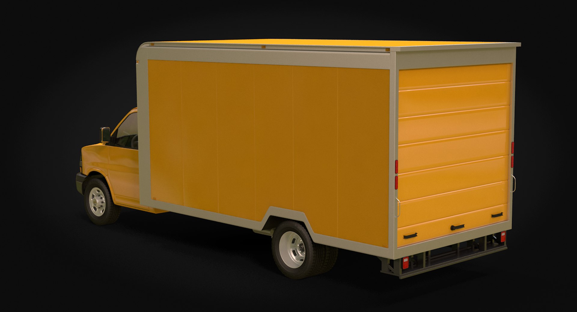3D Chevrolet Express Box Truck - TurboSquid 1303571
