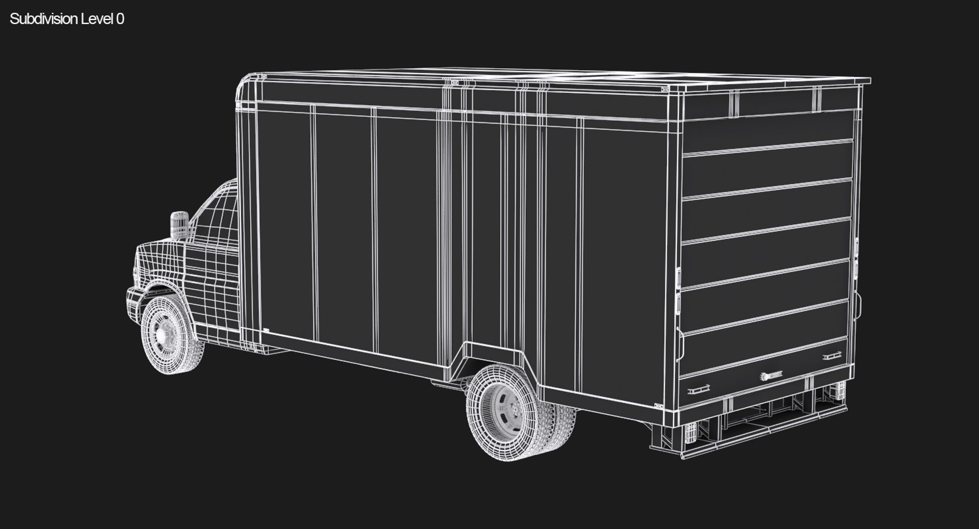 3D Chevrolet Express Box Truck - TurboSquid 1303571