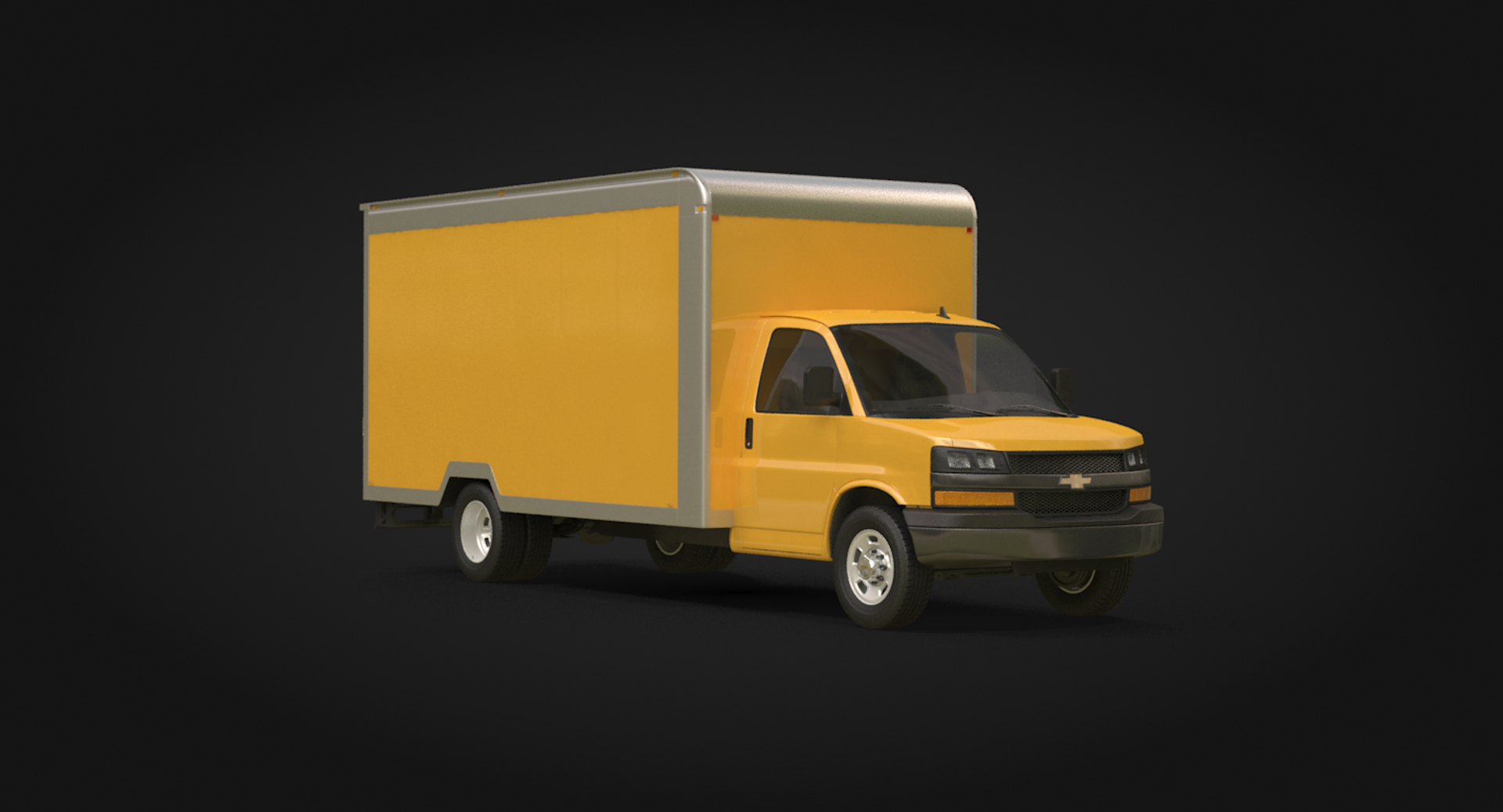 3D Chevrolet Express Box Truck - TurboSquid 1303571