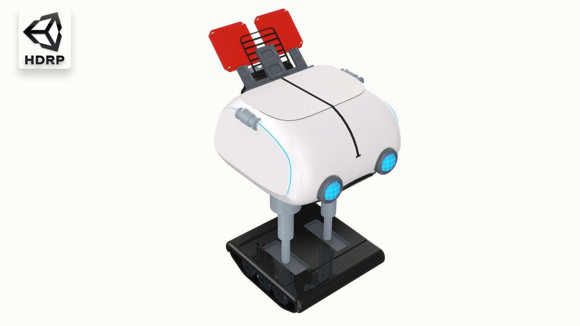 3D Model Stylized Robot 3d Model Unity Hdrp - TurboSquid 2211468