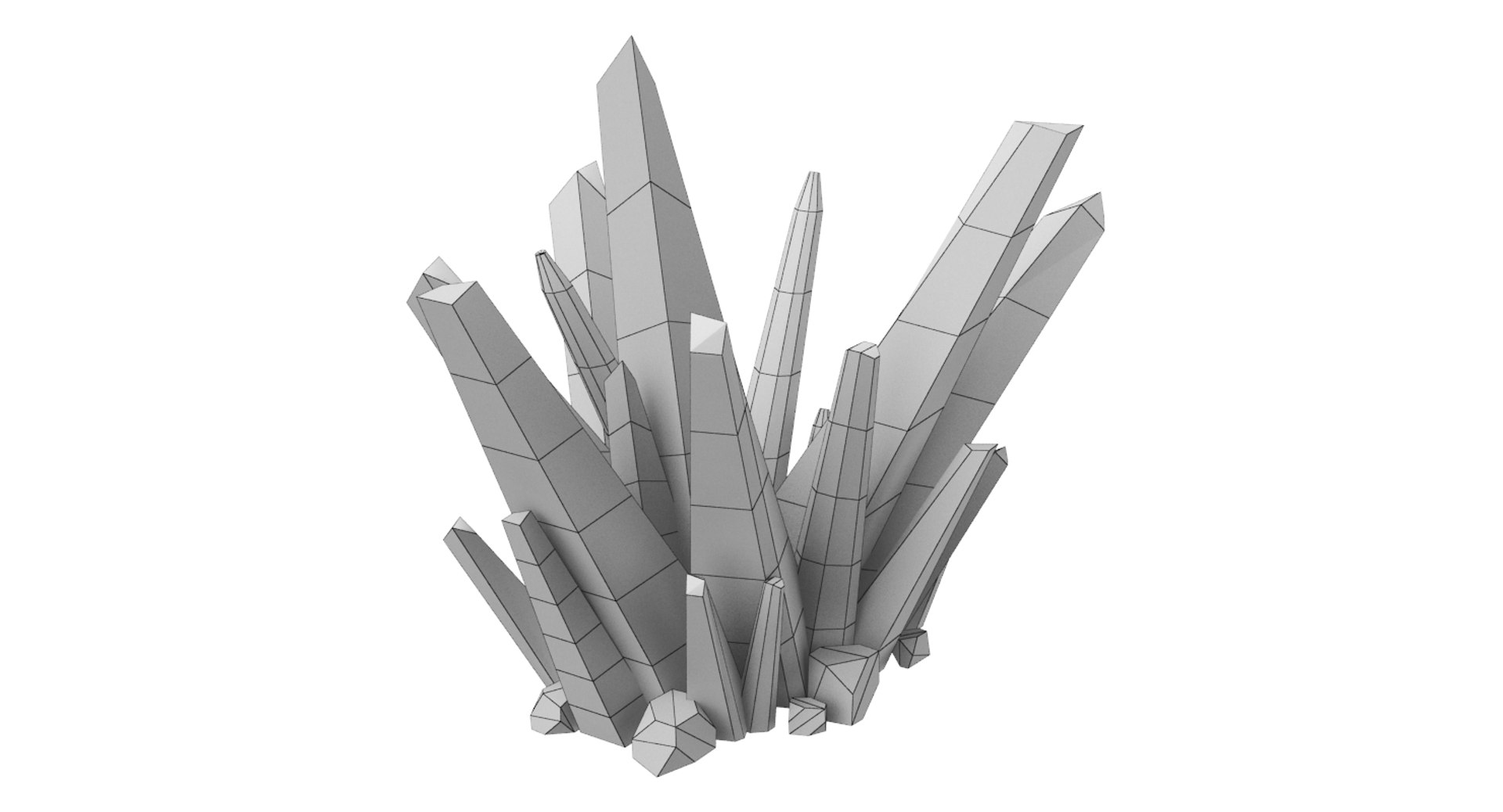 Modeled Crystal 3D Model - TurboSquid 1384499
