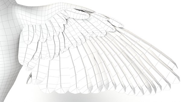 3D blue nightingale bird - TurboSquid 1701773