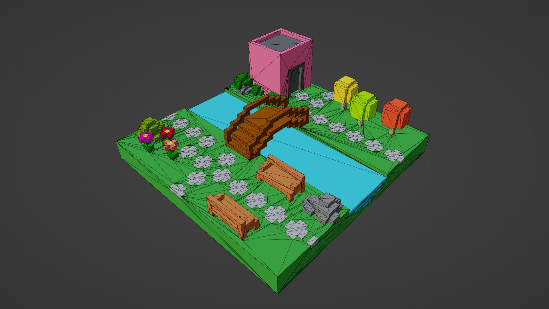 3D Isometric Voxel Art - TurboSquid 2053745