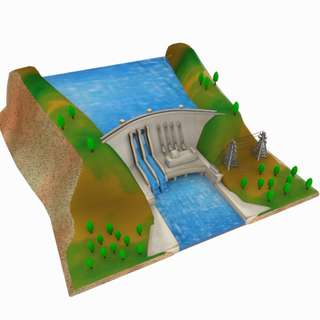 Cartoon Dam Toon 3d 3ds