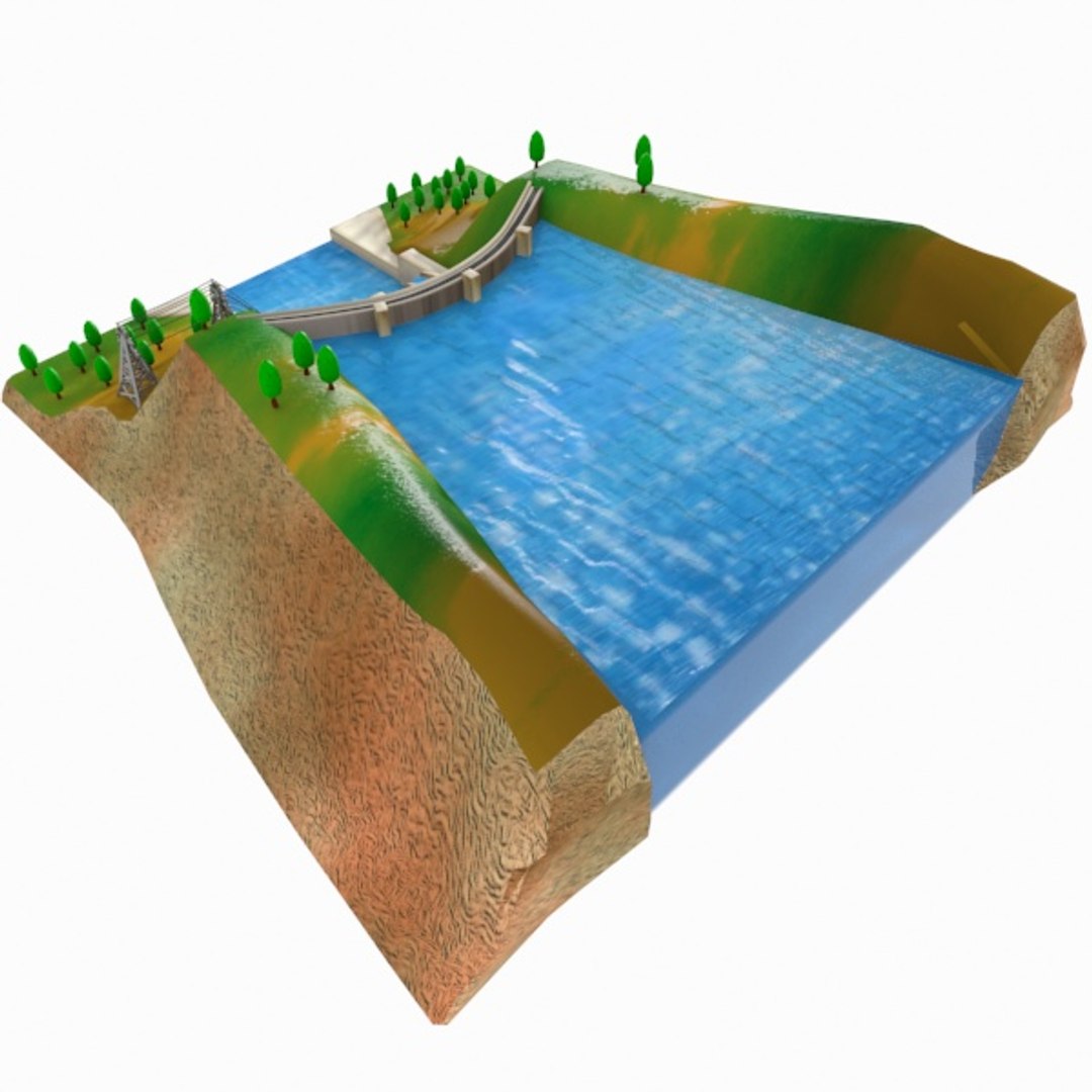 Cartoon Dam Toon 3d 3ds