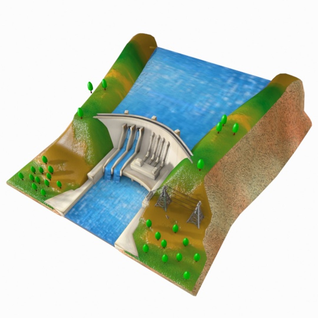 Cartoon Dam Toon 3d 3ds