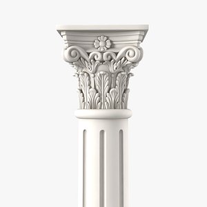 Corinthian Column 3D Models for Download | TurboSquid