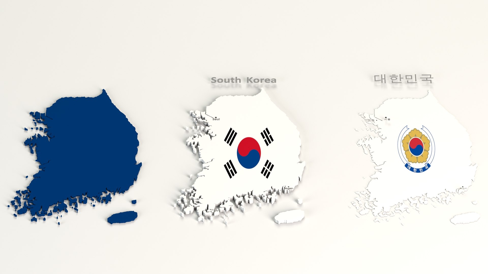 South Korea 3D Model - TurboSquid 1254939