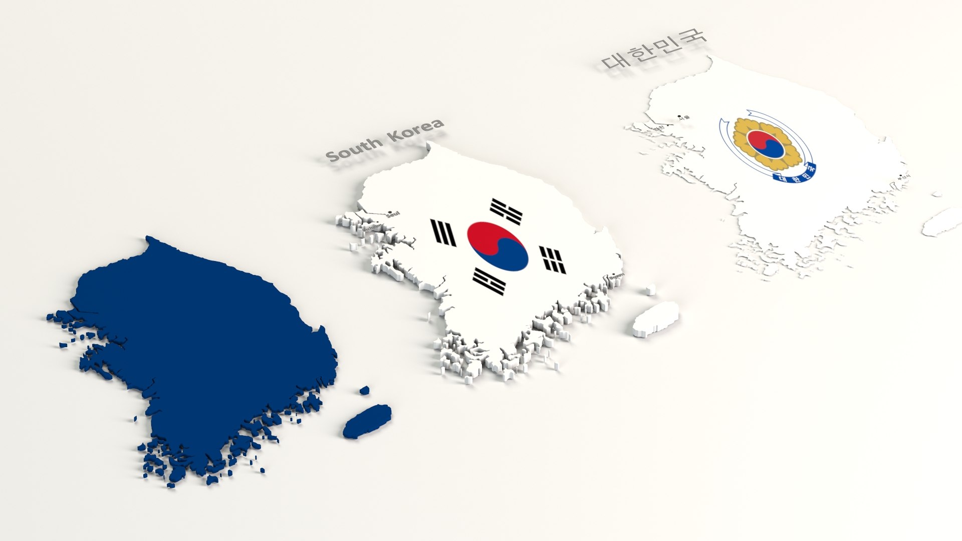 South Korea 3D Model - TurboSquid 1254939