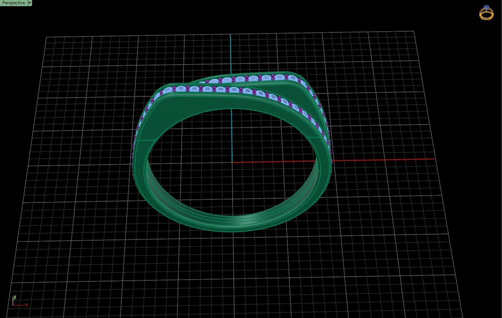 3D Double Split Crown Engagement Ring - TurboSquid 1490810