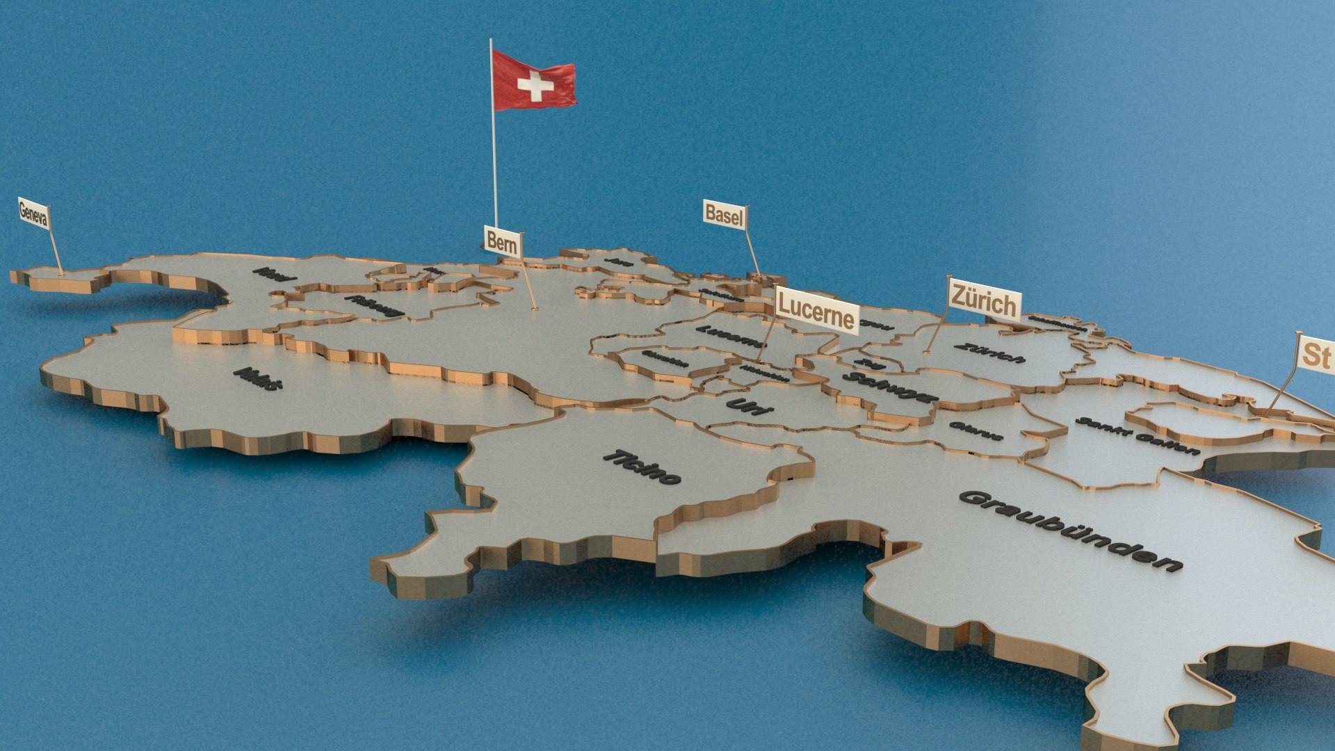 3D Switzerland Animation - TurboSquid 1410427