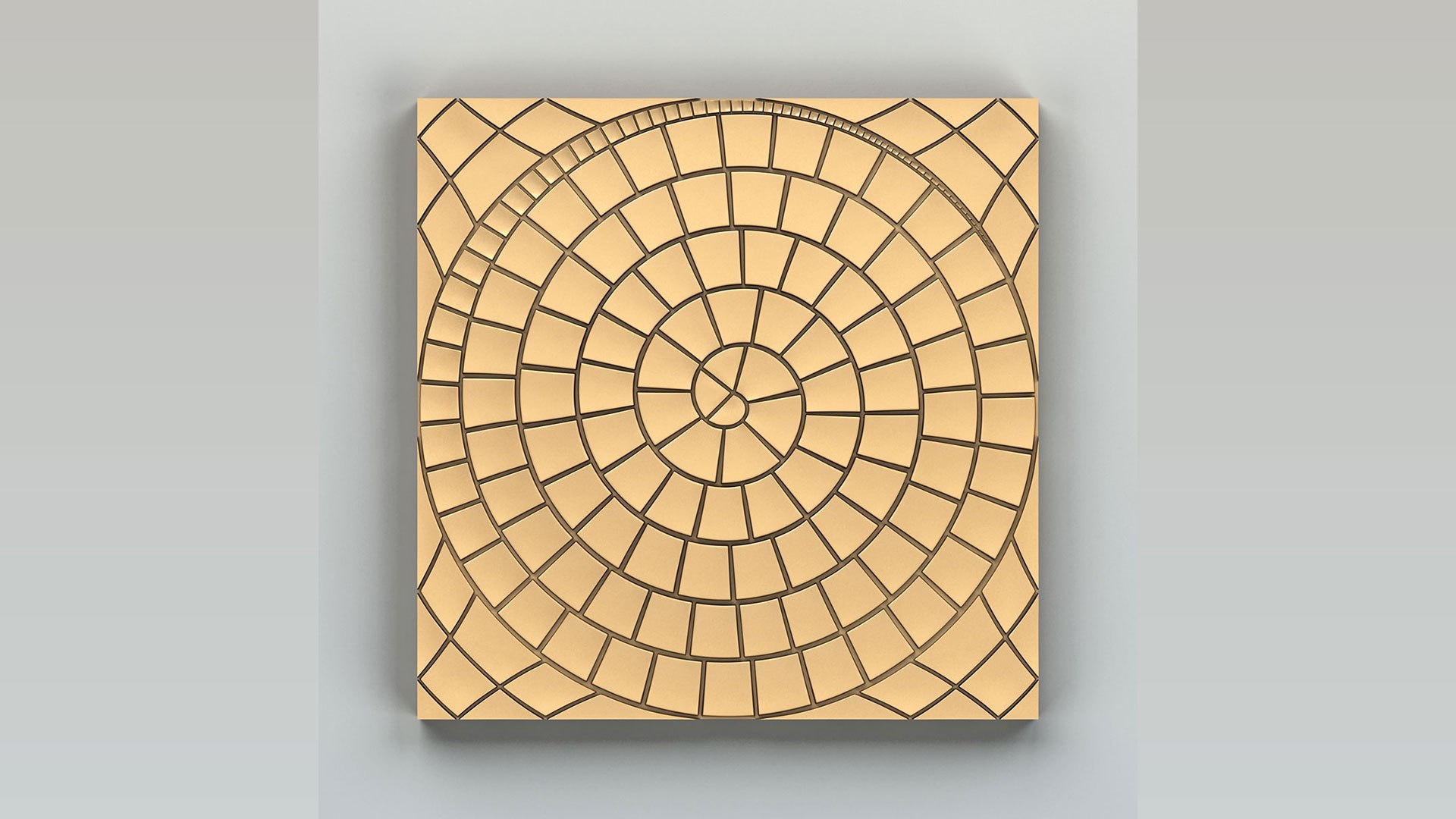 3D Wall Panel 034 - TurboSquid 2009988