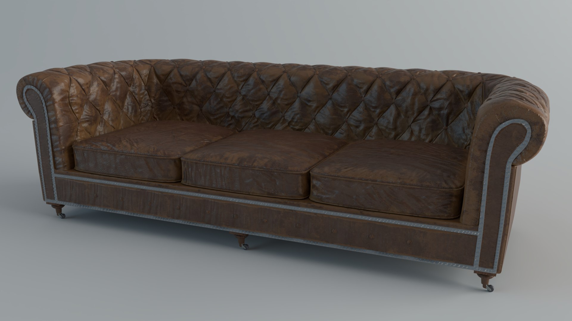 Chesterfield Sofa 3D Model - TurboSquid 1358065