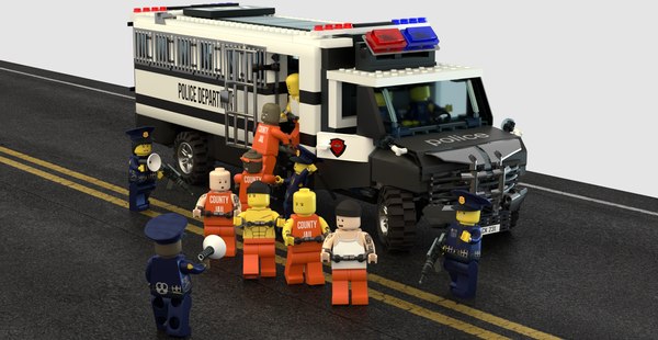 Police convoy prisoners 3D model - TurboSquid 1351918